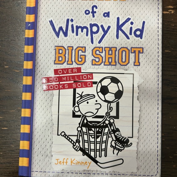 Scholastic | Other | Scholastic Wimpy Kid Big Shot Book Blue And Yellow ...